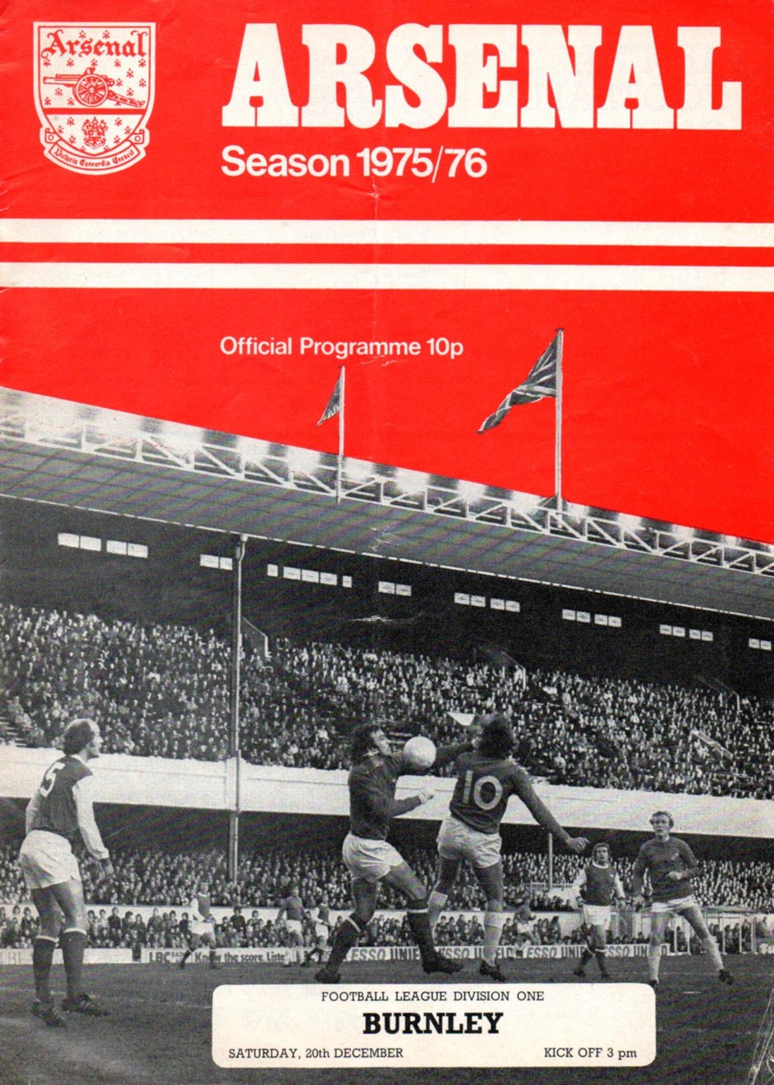 History of the Arsenal Programme – 1975-76 Season | angryofislington
